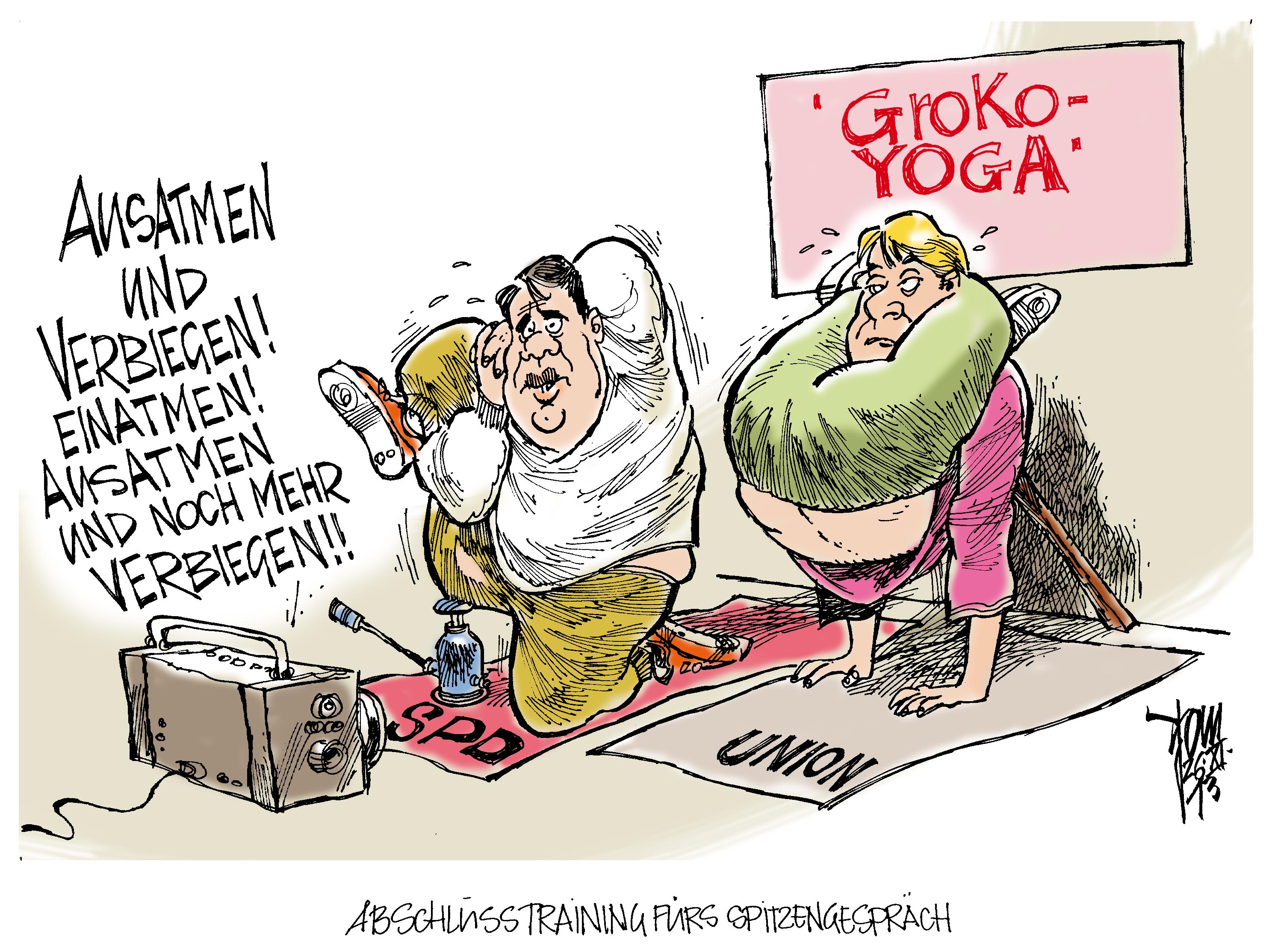 Koalitionsverhandlungen Archives - Janson-Karikatur