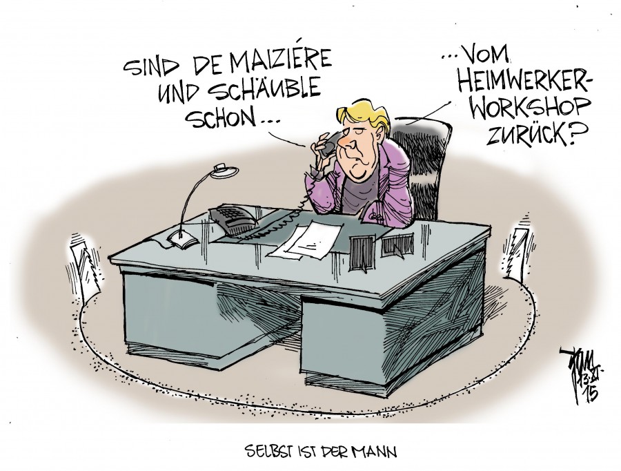 Aktuelle Karikaturen: Putsch gegen Merkel Aktuelle Karikaturen: Putsch gegen Merkel