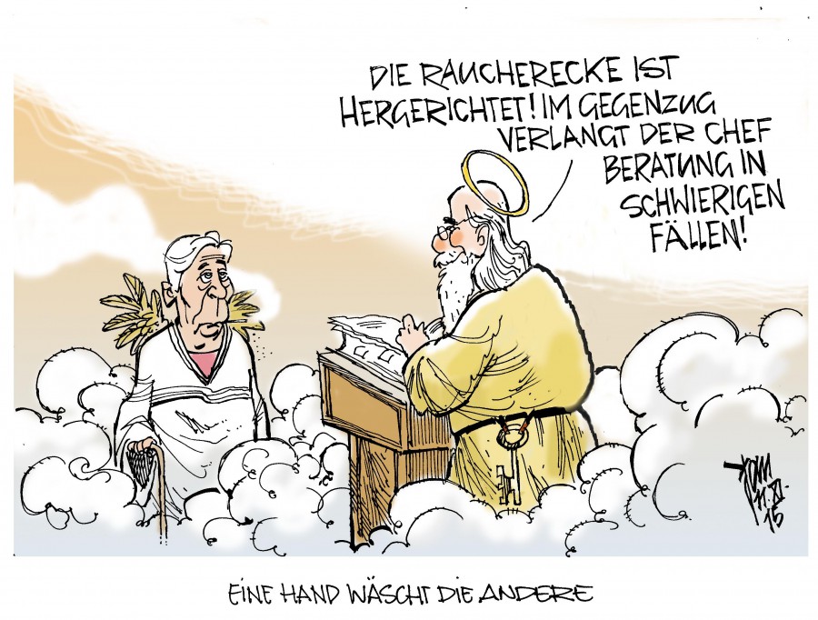 Aktuelle Karikaturen: Helmut Schmidt