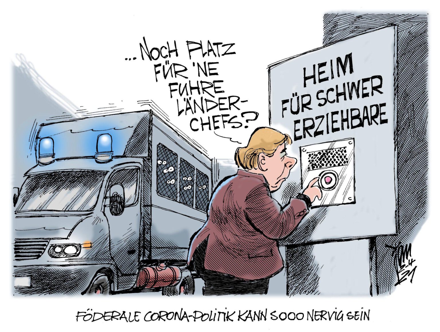 -Janson-Karikatur-aktuelle politische Karikaturen, Cartoons