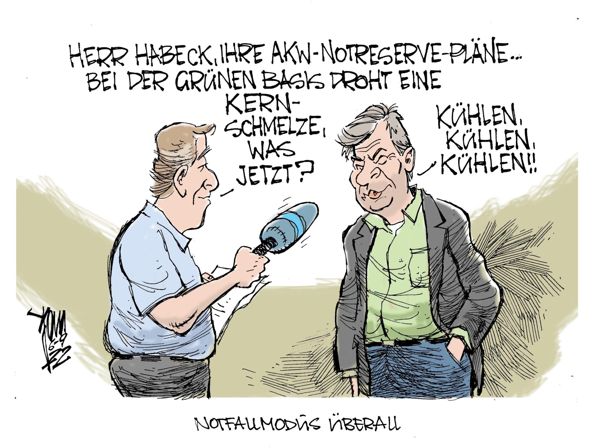 -Janson-Karikatur-aktuelle politische Karikaturen, Cartoons