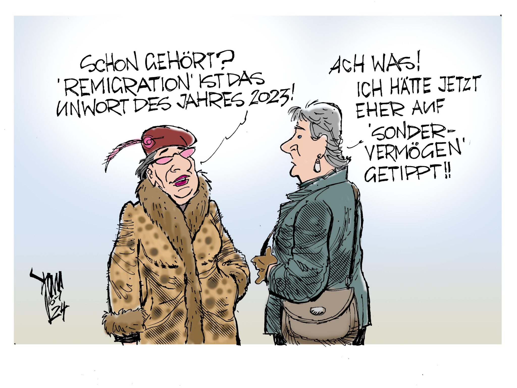 -Janson-Karikatur-aktuelle politische Karikaturen, Cartoons