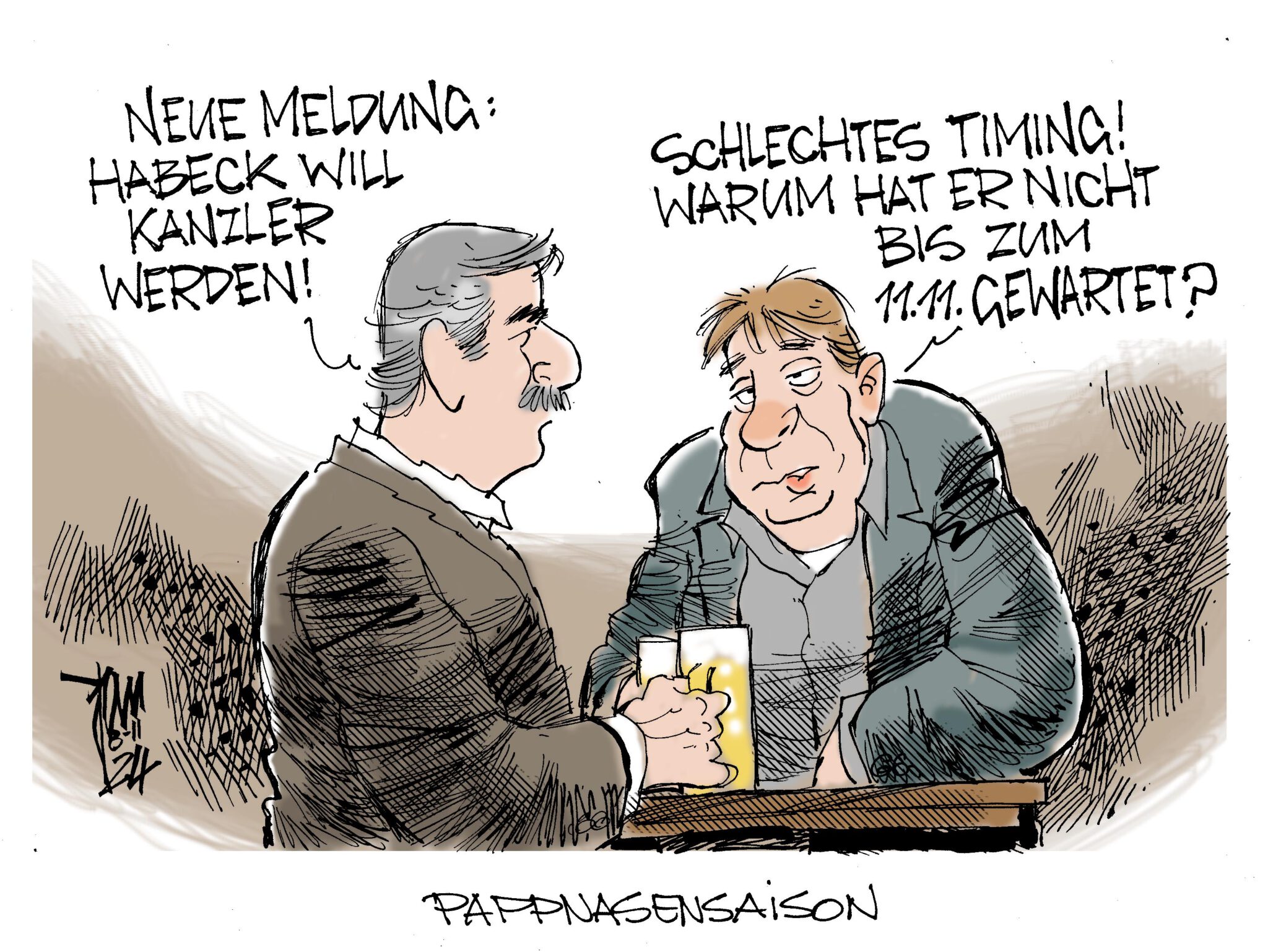 -Janson-Karikatur-aktuelle politische Karikaturen, Cartoons