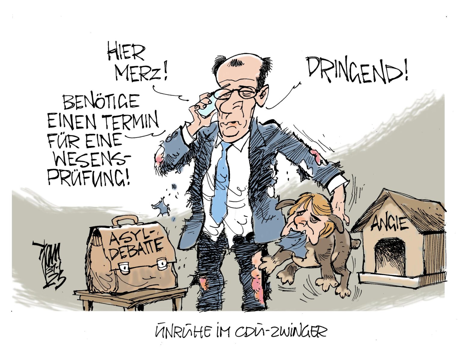 Kanzlerkandidat Merz CDU Archives - Janson-Karikatur