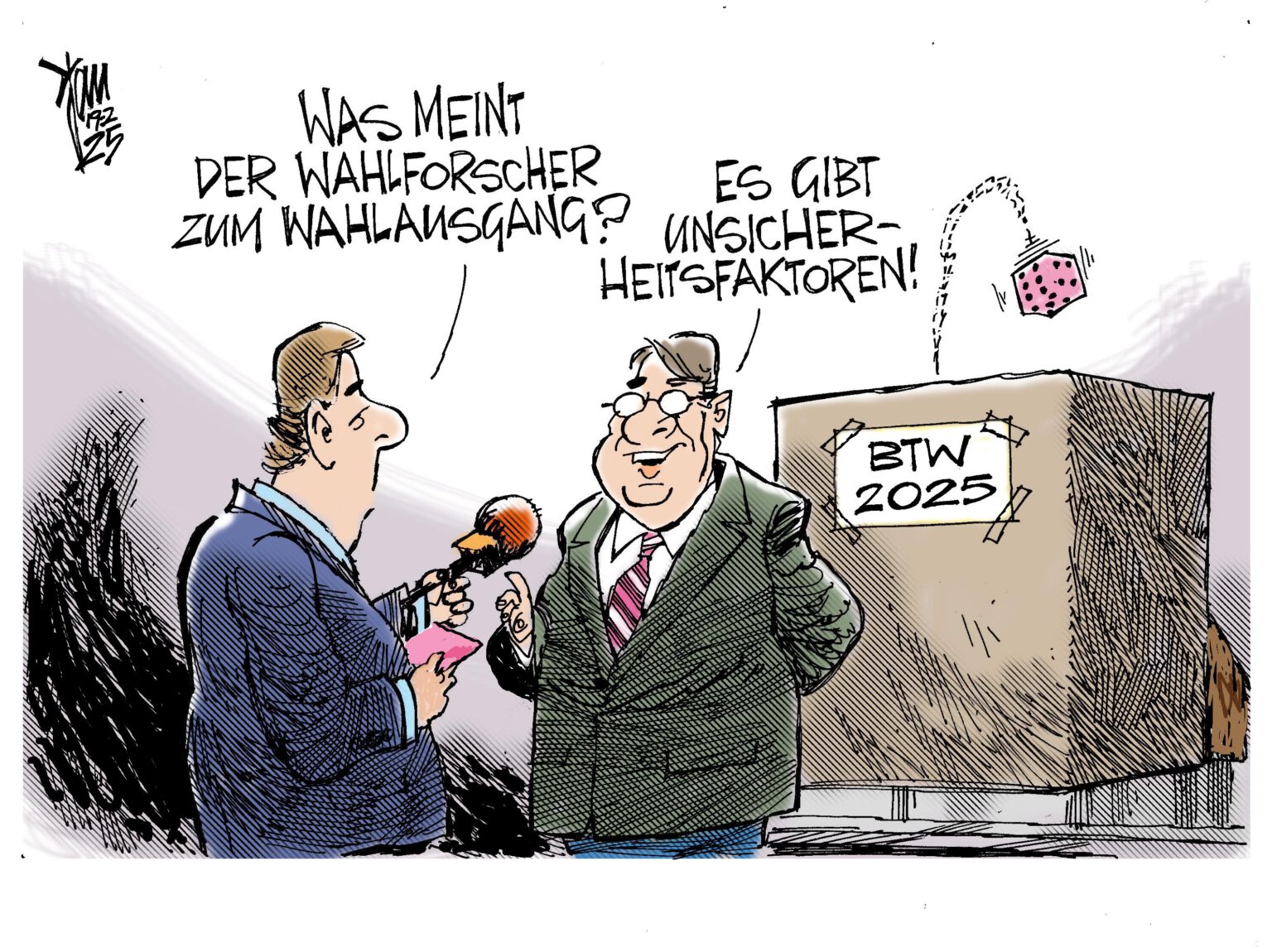 -Janson-Karikatur-aktuelle politische Karikaturen, Cartoons
